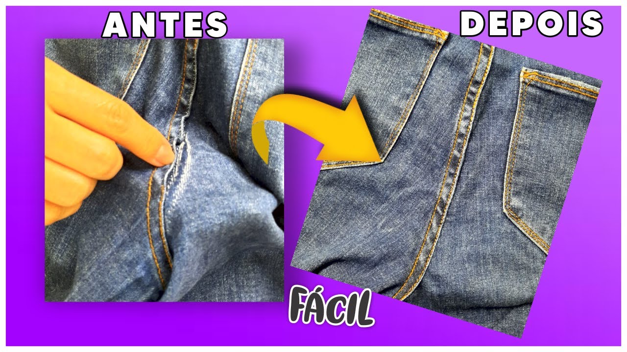 Dica de Conserto - Como Consertar Fundo Rasgado [SEM CERZIDO] - YouTube