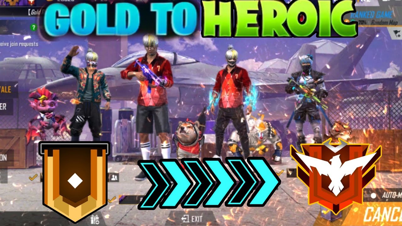 Finally 😤😤 Gold to Heroic || #FireX Gaming - YouTube