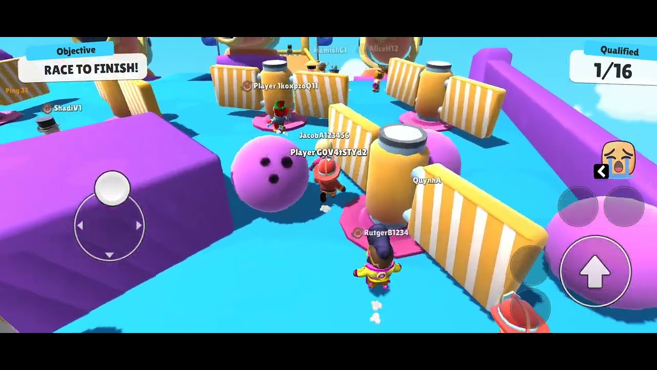 I am play stumble guys but not win sorry#game#stumble guys like and ...