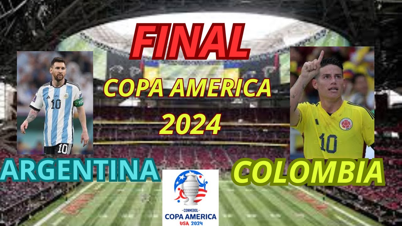 Final da Copa América 2024: Messi vs James Rodríguez - Argentina x ...