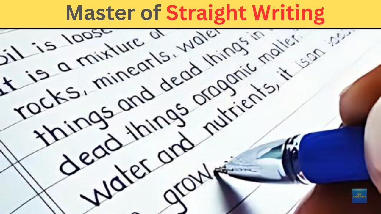 Master of Straight Writing | In Hindi - YouTube