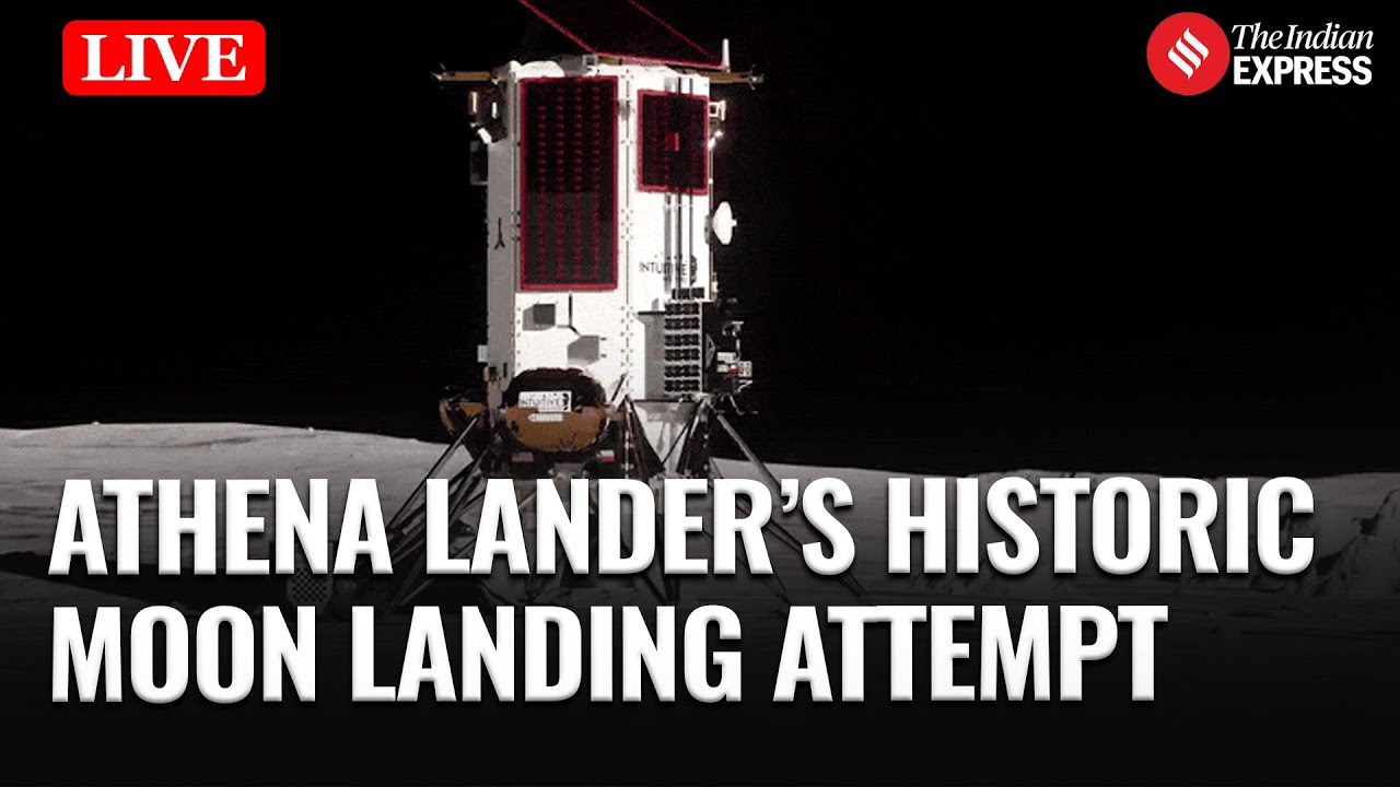 Intuitive Machines' Athena Lander Attempts Historic Moon Touchdown ...