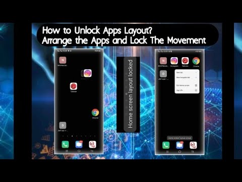 How to Unlock Home Screen Layout Locked|| How to Lock Apps Arrangement ...
