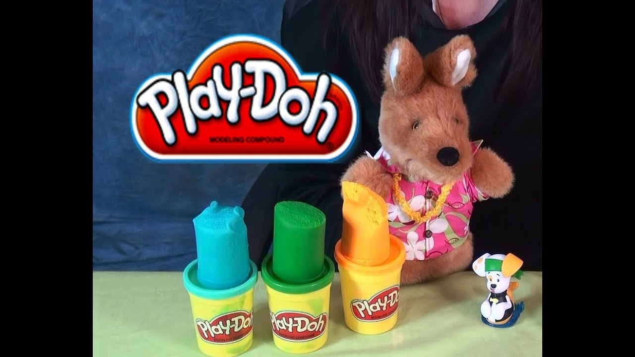 The Play-Doh Song with WallyRoo Froggy and Dora the Explorer - YouTube