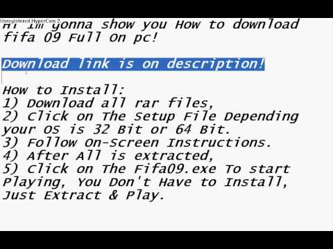How to Download Fifa 09 Full On PC - YouTube