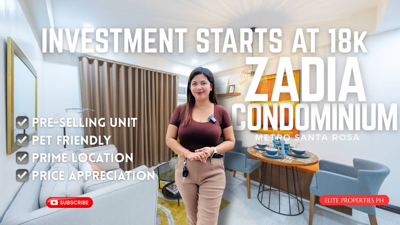 Don't Miss This Pre-Selling Condo in Metro South | ZADIA TOWER 4 | NEAR ...
