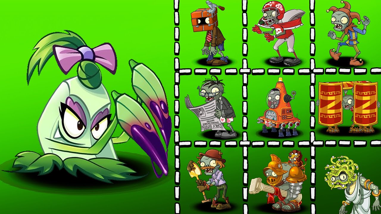 Pokra MAX Level vs Hard Level Zombies - PvZ 2 Gameplay Plants vs ...