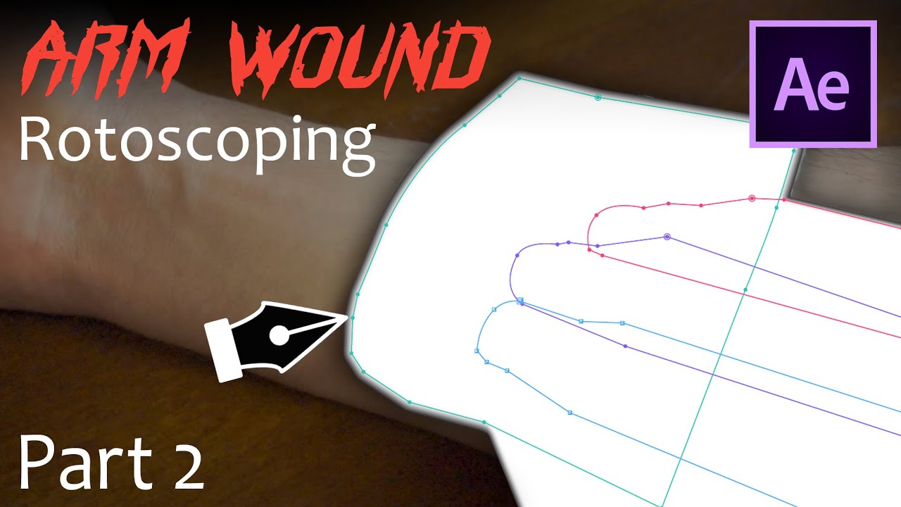 Rotoscoping in After Effects — Arm Wound VFX Part 02 - YouTube