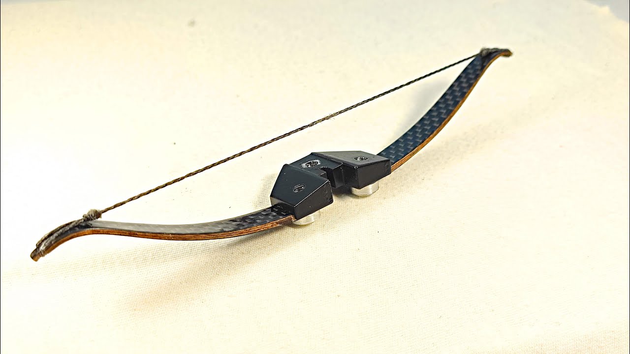 Crossbow Limbs made of corbon and veneer - YouTube