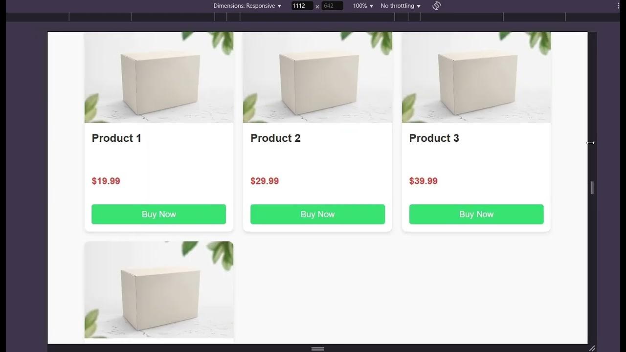 CSS Task 3: Responsive Product Card Layout - YouTube