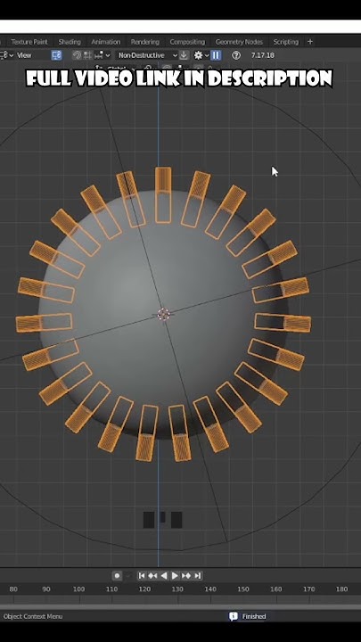 Radial array in blender-mds design #shorts ⚽ - YouTube