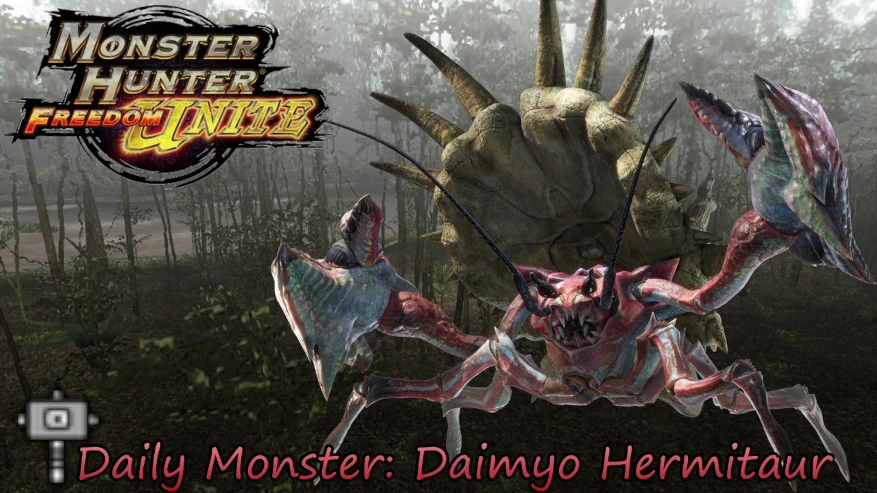 Daily Hunt #245 - Daimyo Hermitaur (MH Freedom Unite) - YouTube