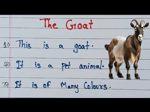 10 Lines on Goat in English l 10 Lines essay on Goat in English l Short ...