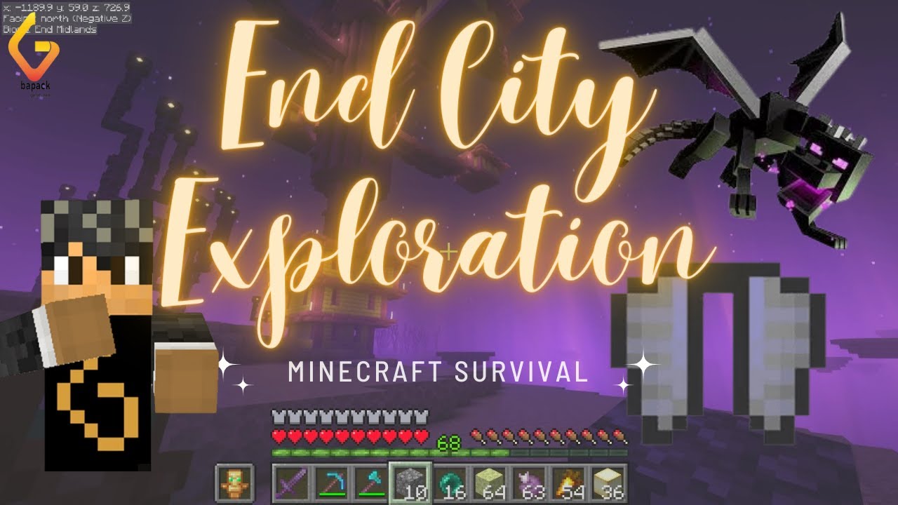 MINECRAFT SURVIVAL : MENJELAJAH THE END DIMENSION - YouTube