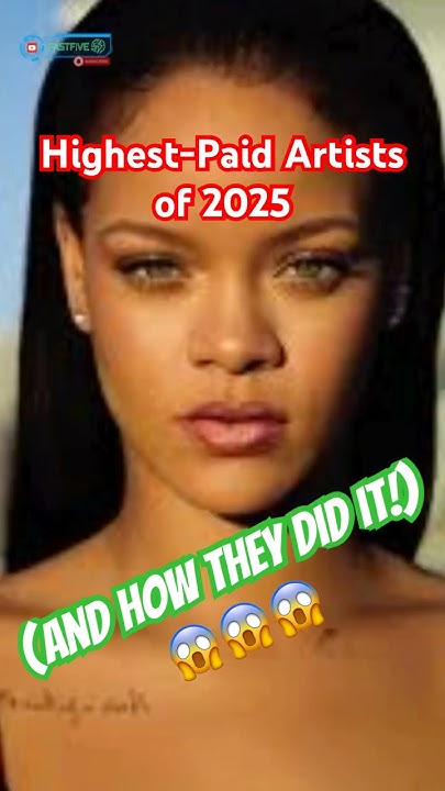 Highest-Paid Artists of 2025 😱 #fyp - YouTube