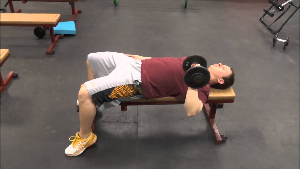 One Arm Isometric Dumbbell Bench - YouTube