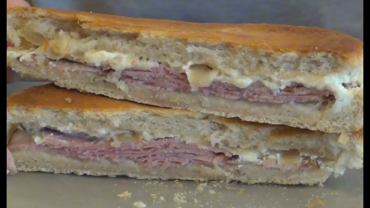 Pressed Ham and Cheese Sandwich - YouTube