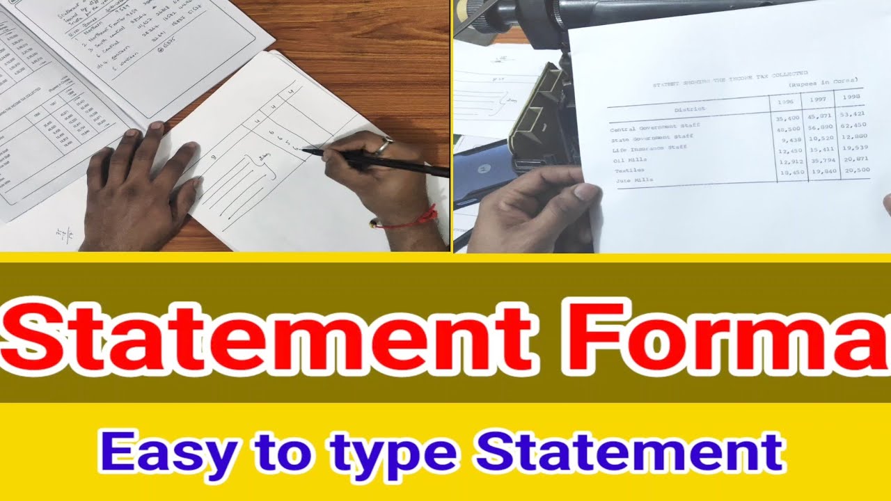 #Statement typing #typing #statement format #formula1 #format - YouTube