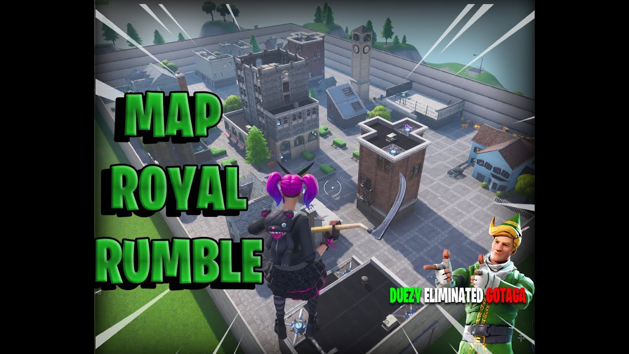 LA MEILLEUR MAP ROYAL RUMBLE (CODE) - YouTube