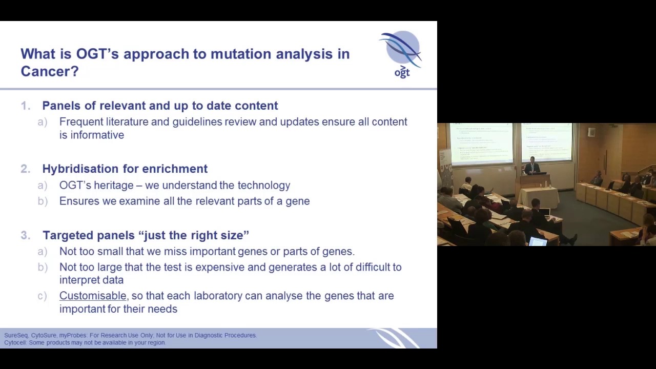 Targeted NGS panels towards precision medicine in oncology - Dr Graham ...
