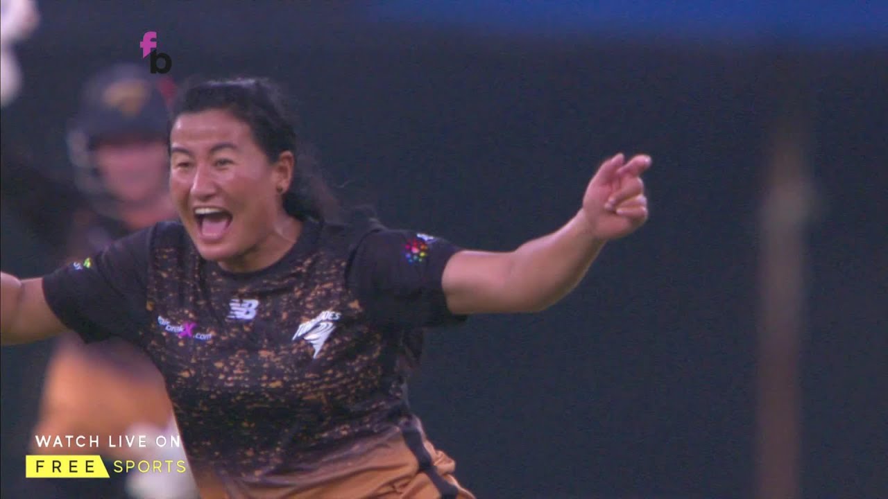 Huge celebrations from Sita Rana Magar who gets her first wicket of the ...