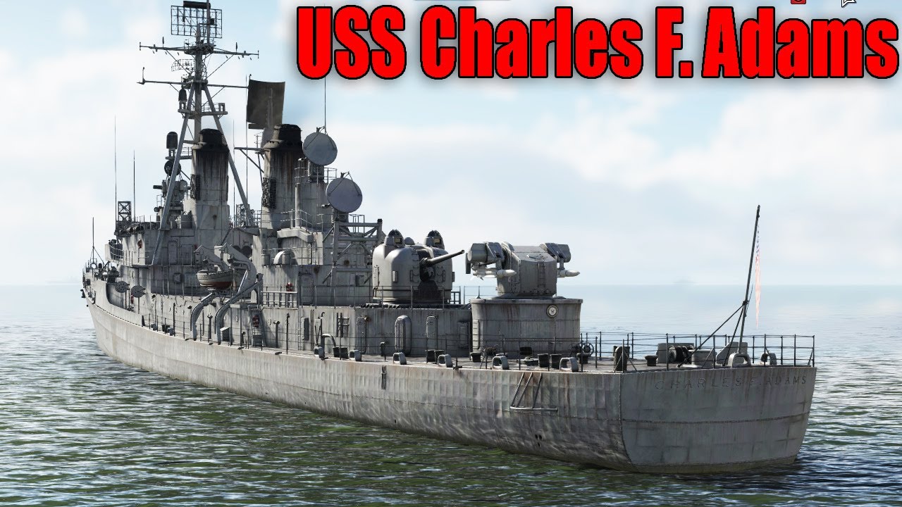 ⚡New USS Charles F. Adams (DDG-2) in WT⚡ - YouTube