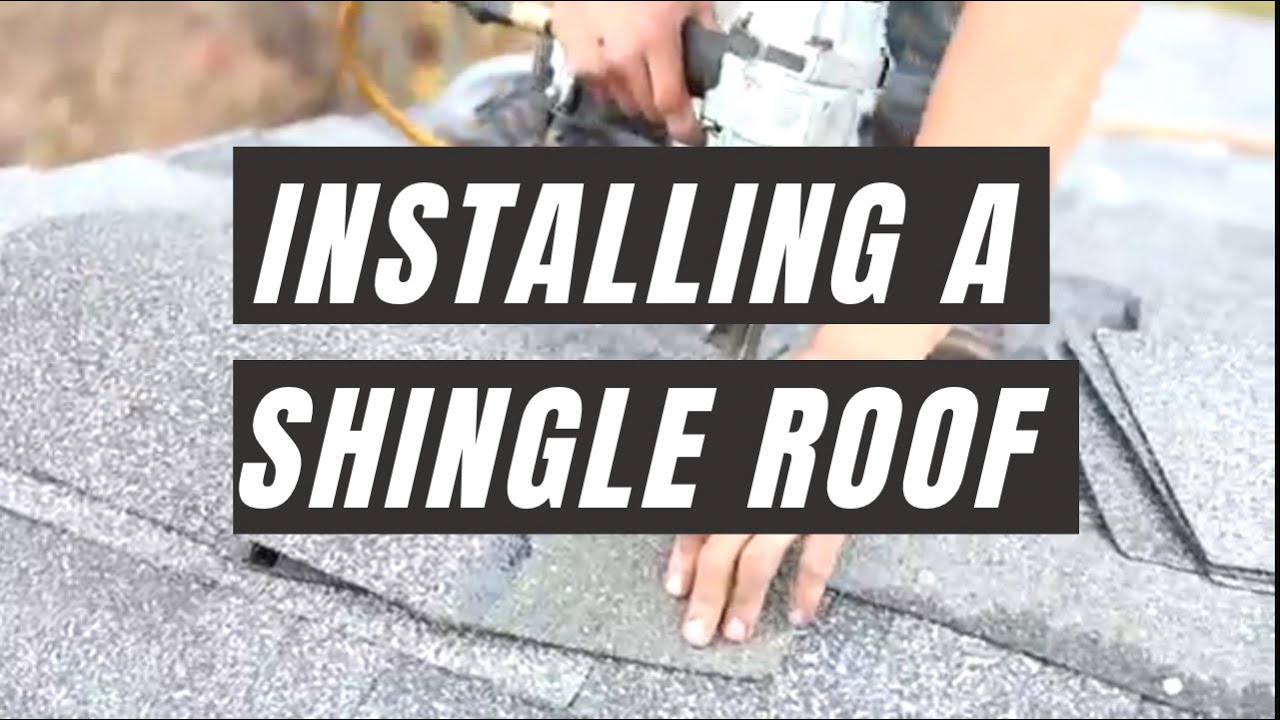 How to install an asphalt shingle roof - YouTube