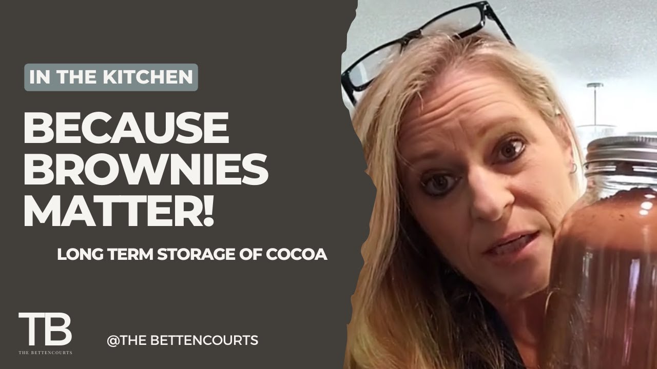Storing Cocoa Powder For Long Term Will Save Your Life! - YouTube