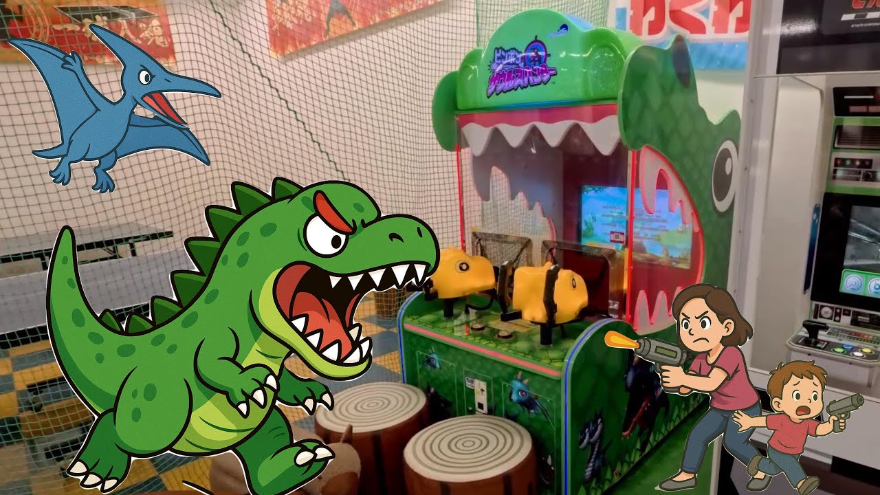 Shoot REAL Ping Pong Balls at Dinosaurs｜Ping Pong Saurus Hunter【All 6 ...
