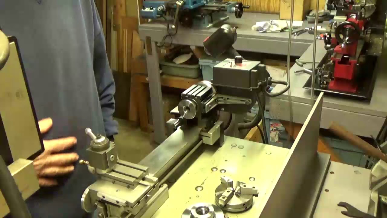 Taig Lathe $20.00 4-Jaw Scroll Chuck Part No. 1 - YouTube