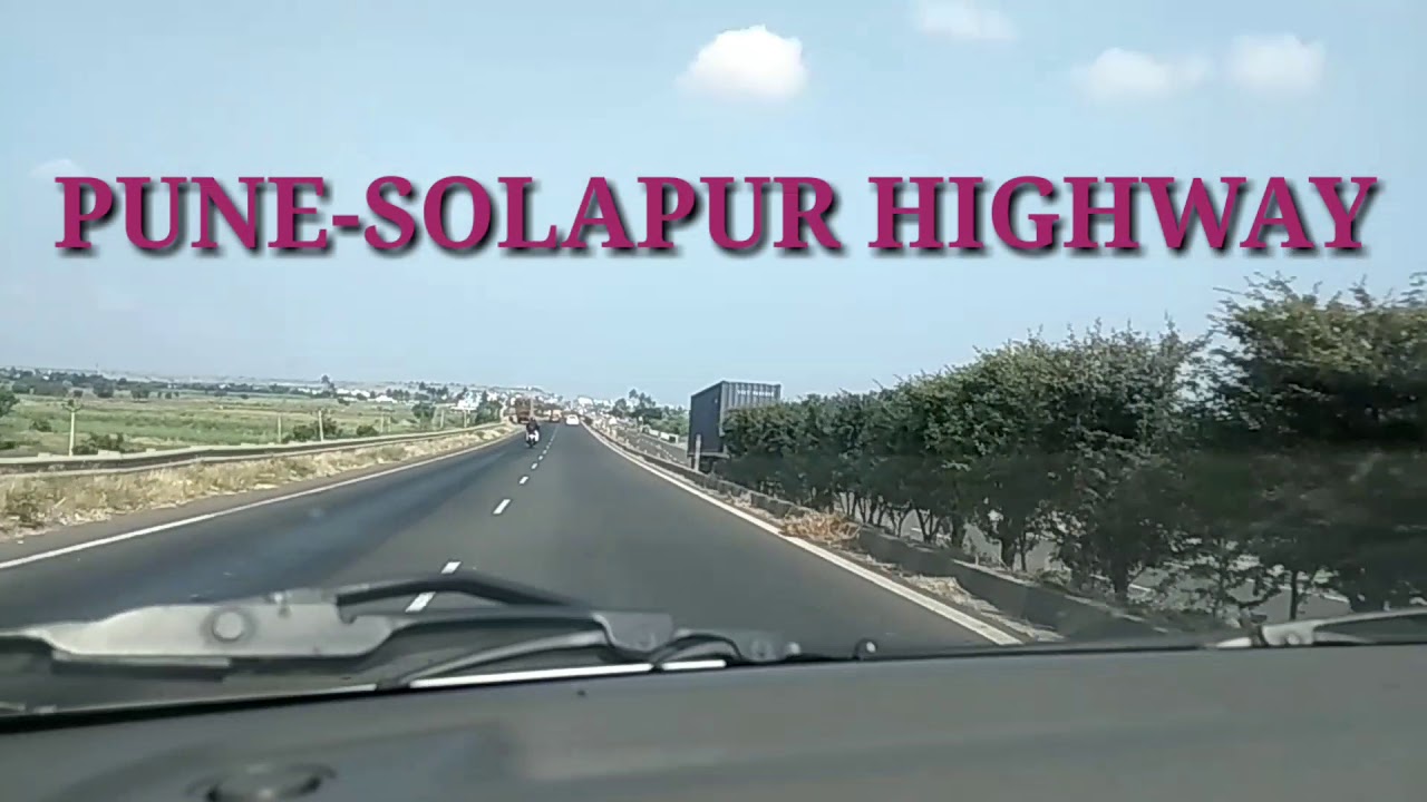 Solapur- Pune highway - YouTube