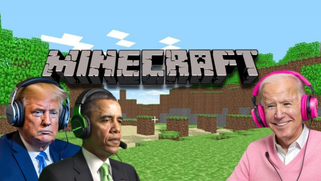 President try a ritual on Joe Biden in Minecraft - YouTube