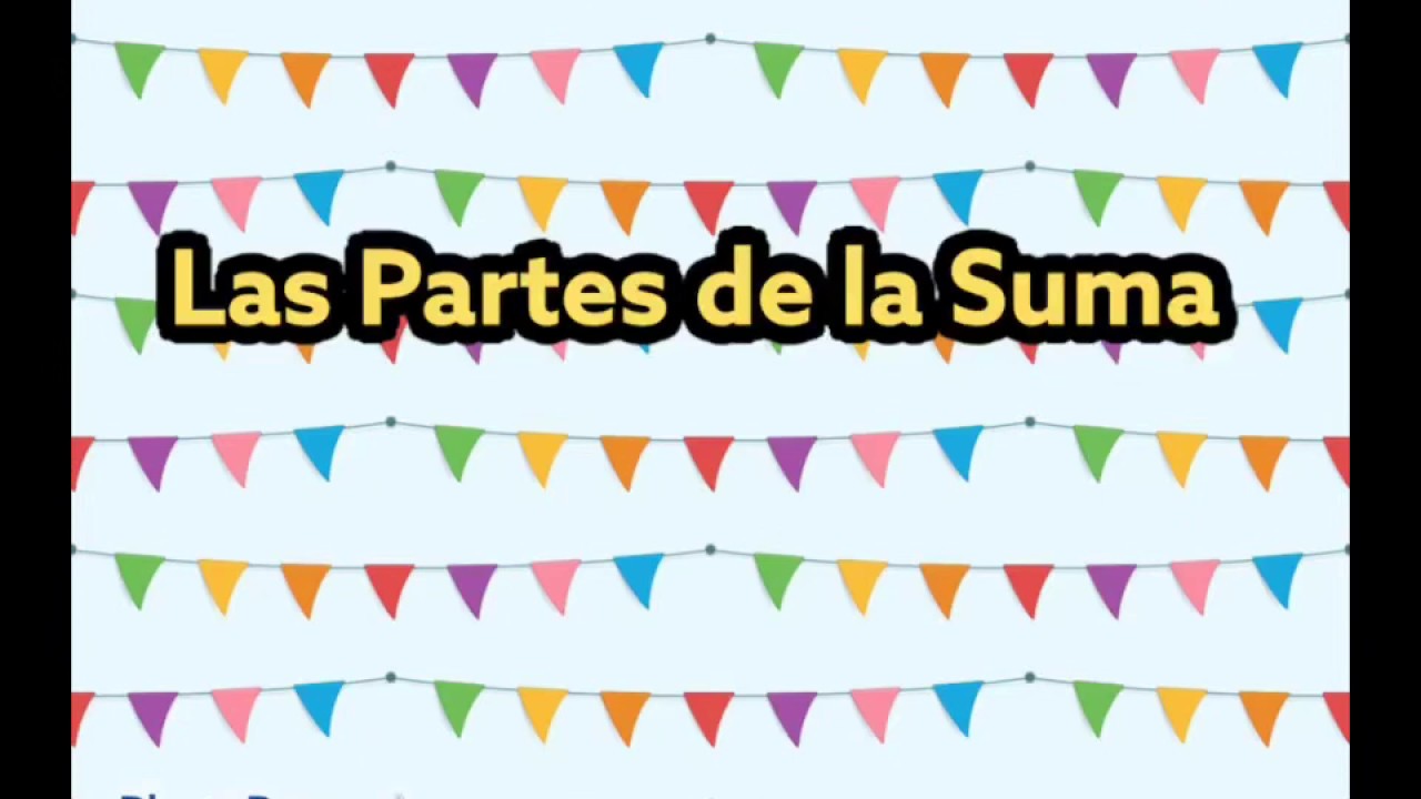 Las Partes de la Suma - YouTube