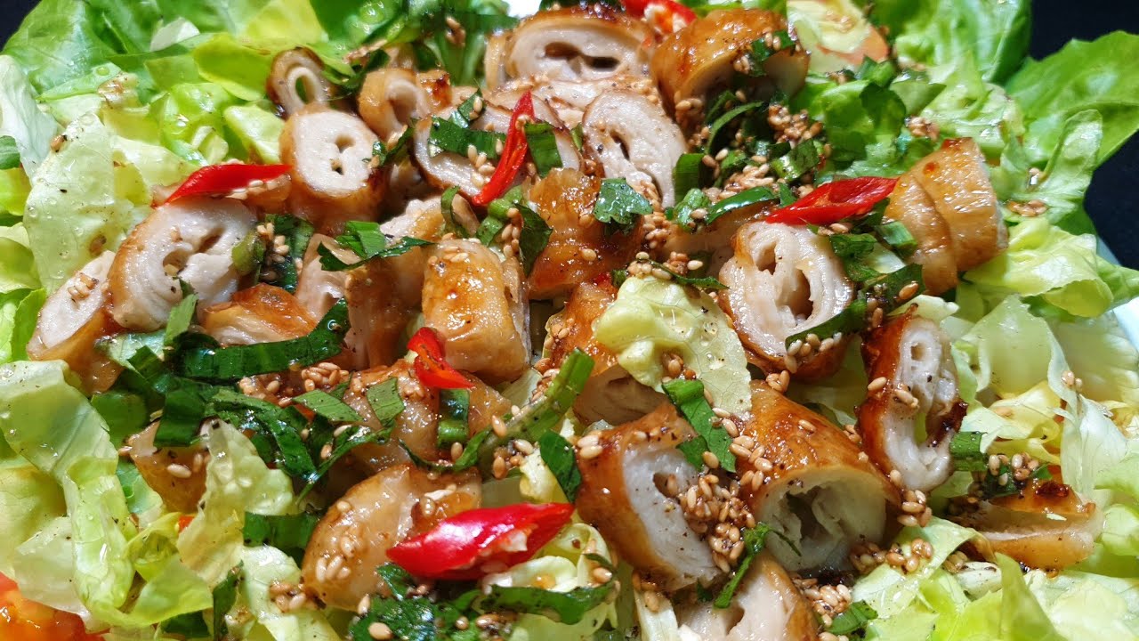 GỎI CHAY - mì căn trộn salad món chay đãi tiệc ngon dễ làm | món ngon ...