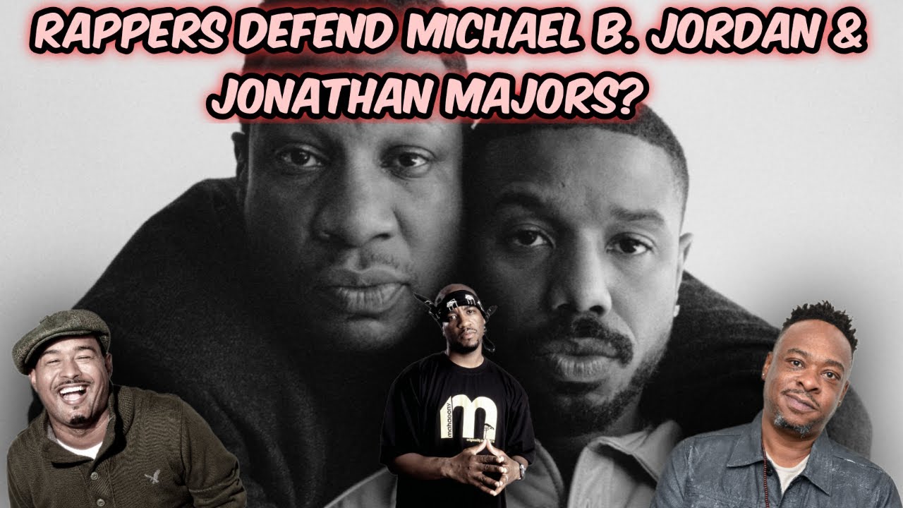 Rappers Defend Michael B Jordan Jonathan Majors Photo Shoot - YouTube