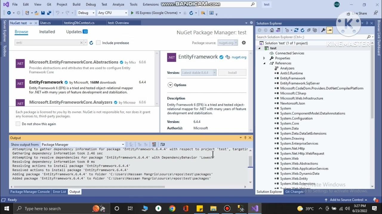 Asp Mvc Migrations Adding Models With The Help Of Migrations Mvc Youtube