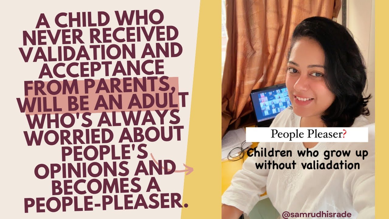 Do you know why you are a people pleaser? - YouTube
