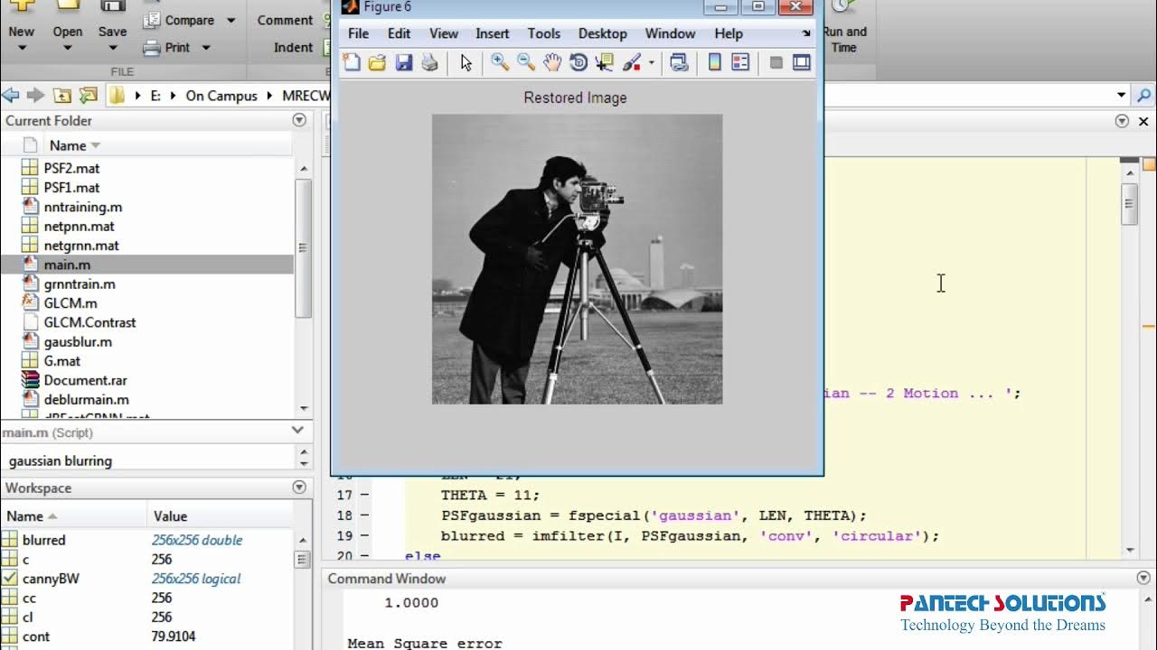 Blind Image Blur Estimation via Deep Learning using MATLAB - YouTube