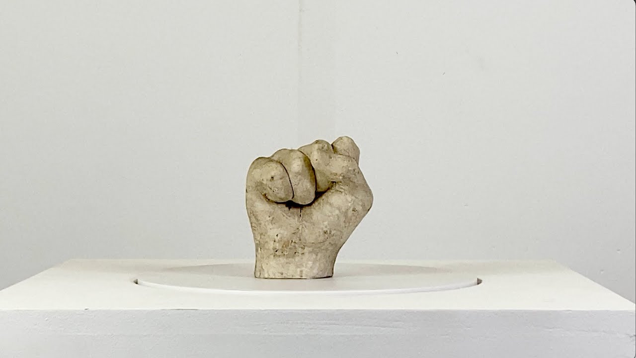 Vintage Plaster Fist in Mirror Display Box - DECORATIVE ANTIQUES by ...