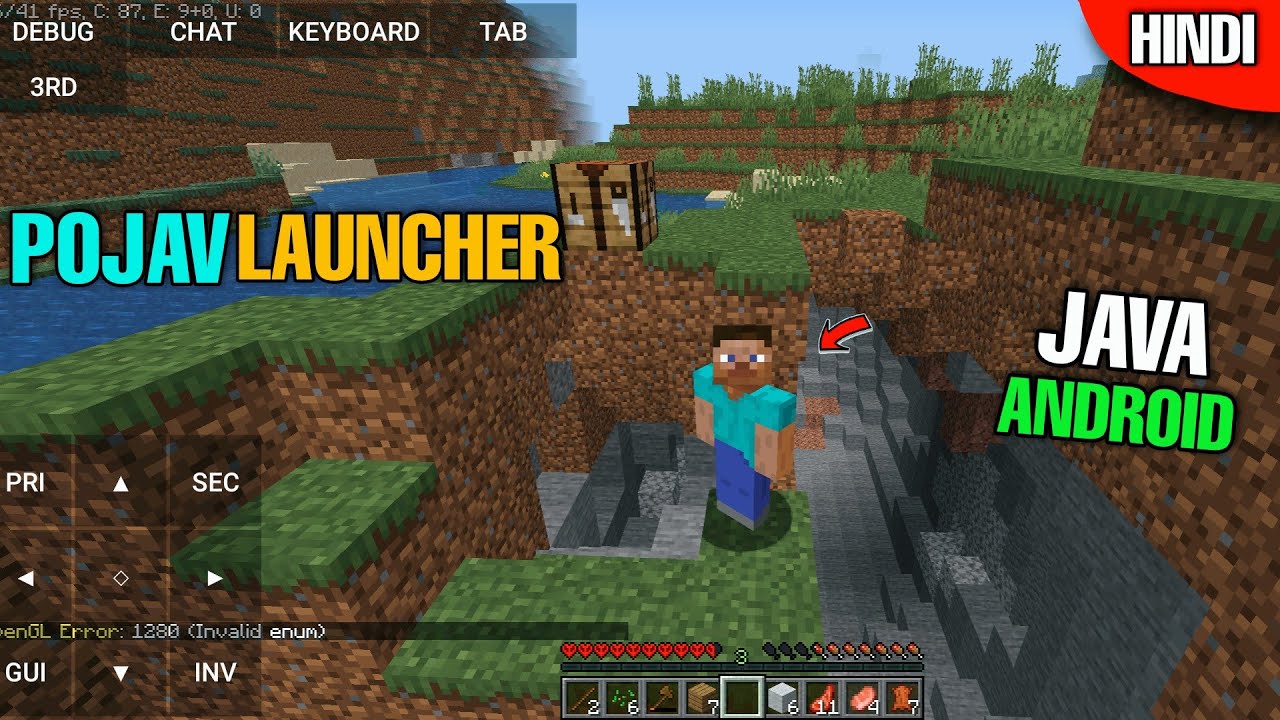 | Minecraft Java Edition In Pojavlauncher | (Hindi)| Ultra Sj Gamerz ...