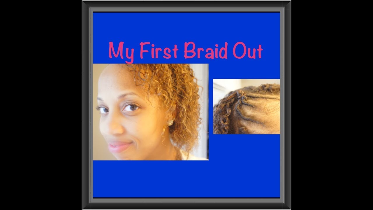 Braid Out | Transitioning Hair - YouTube