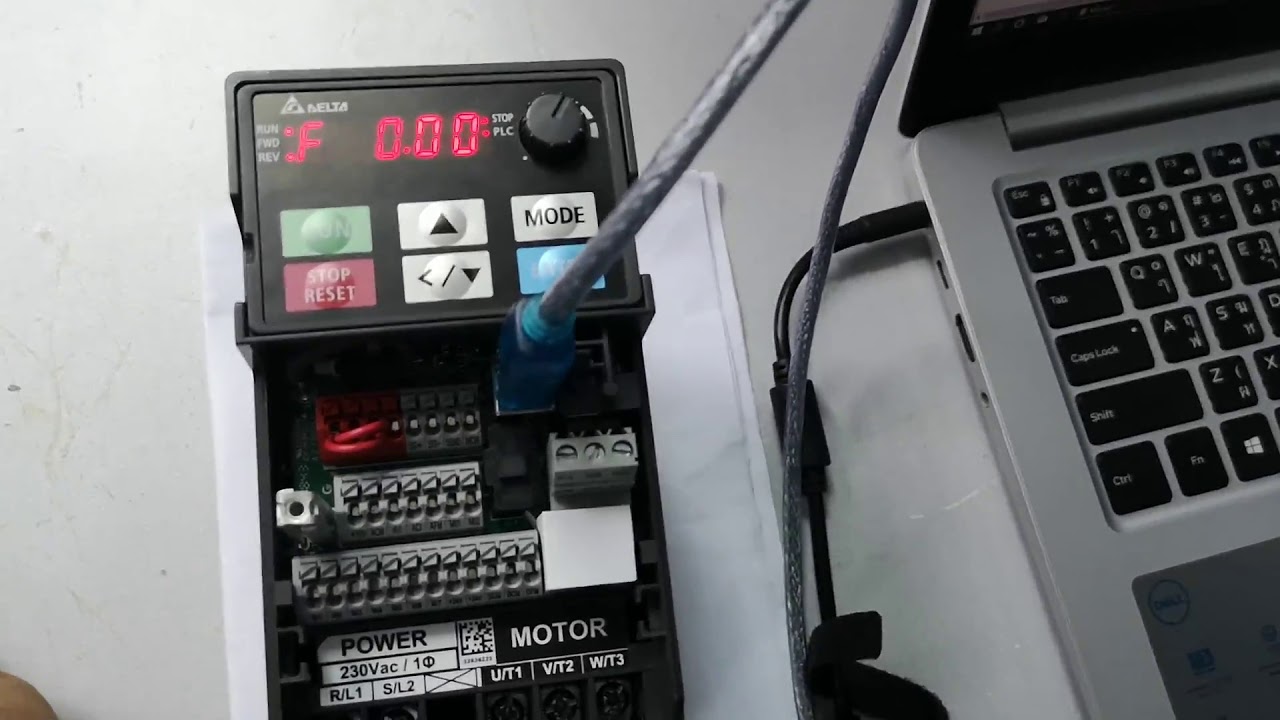 ทำโปรแกรม PLC ใน MS300 Delta Inverter - YouTube