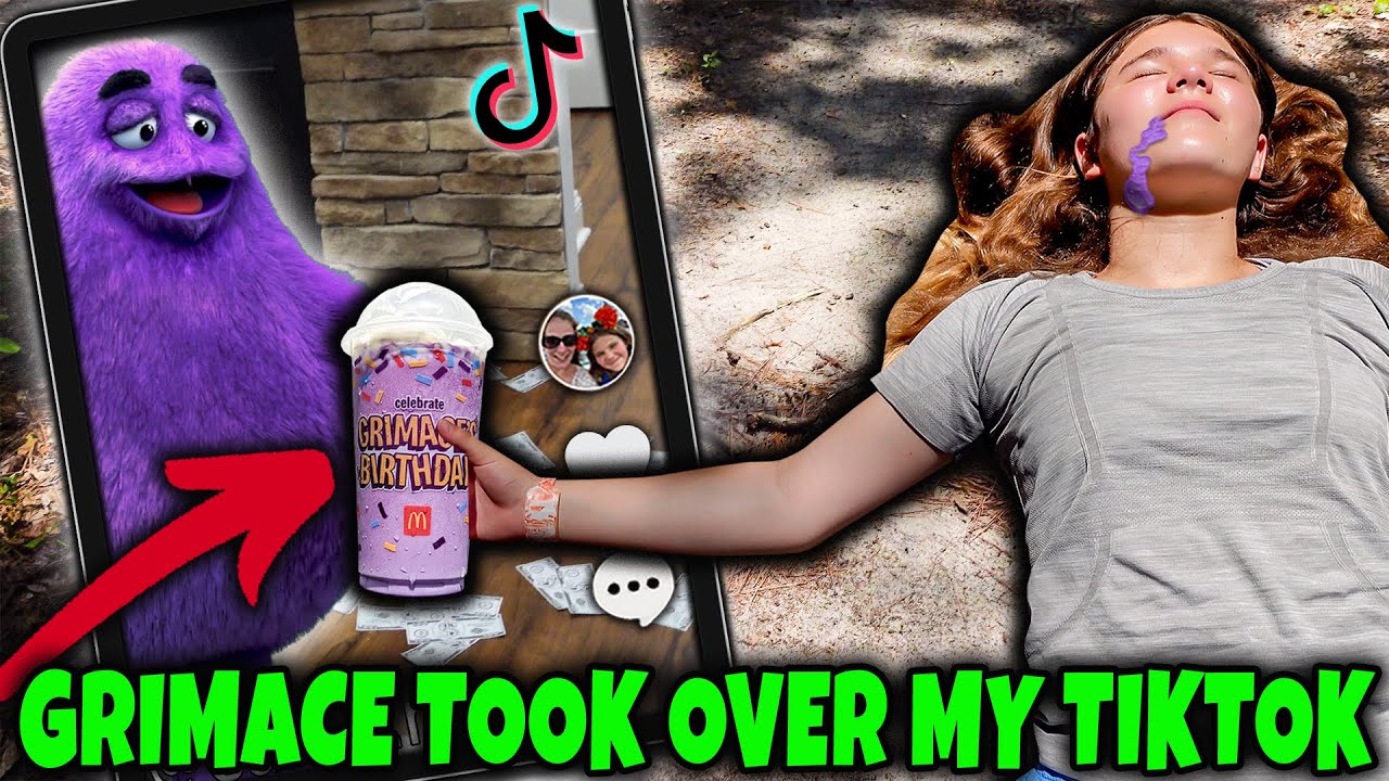 Grimace Took Over My TikTok! Don't Drink The Grimace Birthday Shake ...