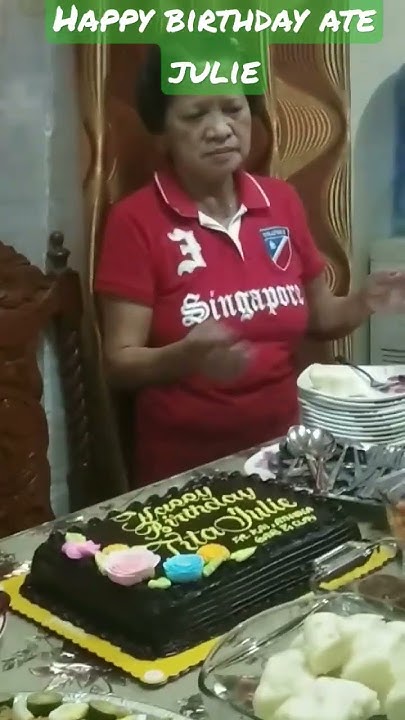 #happybirthday ate julie - YouTube
