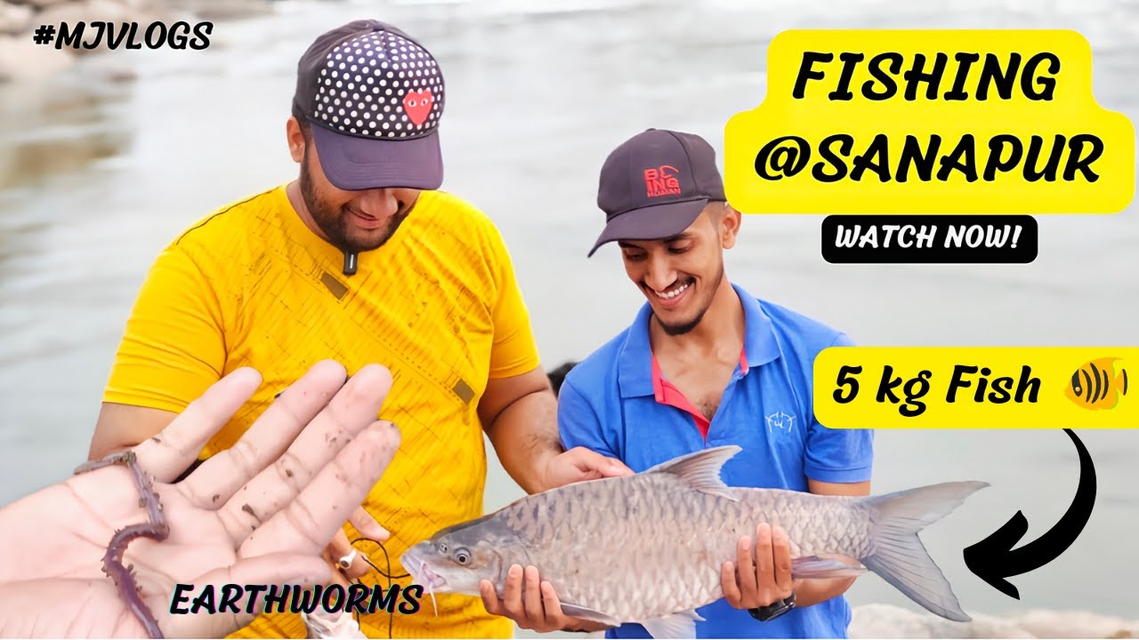 How We Caught 5 kg Fish At Sanapur 😱😱|| Exploring Sanapur By MJVLOGS # ...