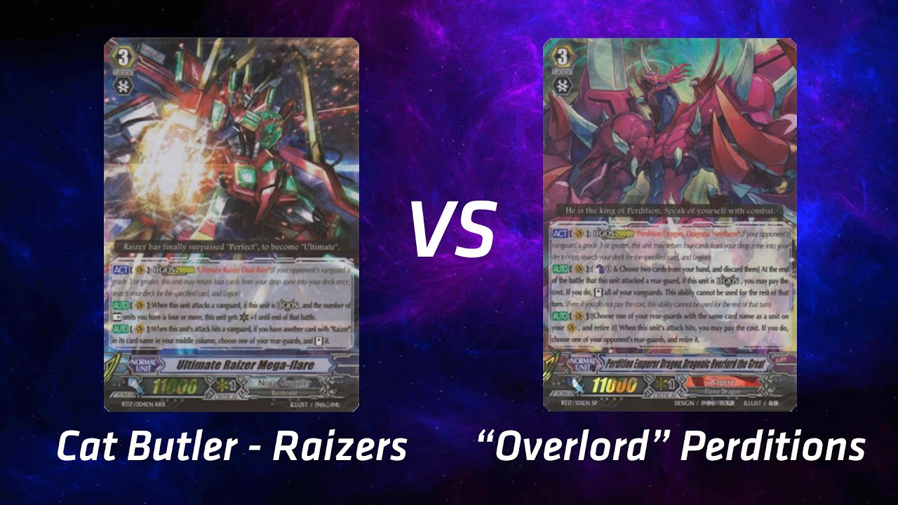 Cardfight! Vanguard - "Overlord" Perditions vs Raizers/Cat Butler - YouTube