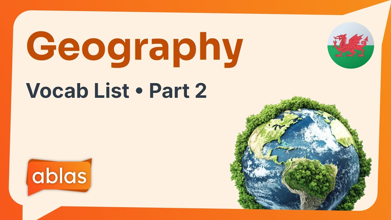Geography | Welsh Vocabulary List (Part 2) - YouTube