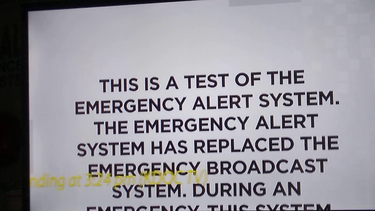 TV EAS: Required Weekly Test KDOC - TV 3/27/2020 (EAS #52) - YouTube