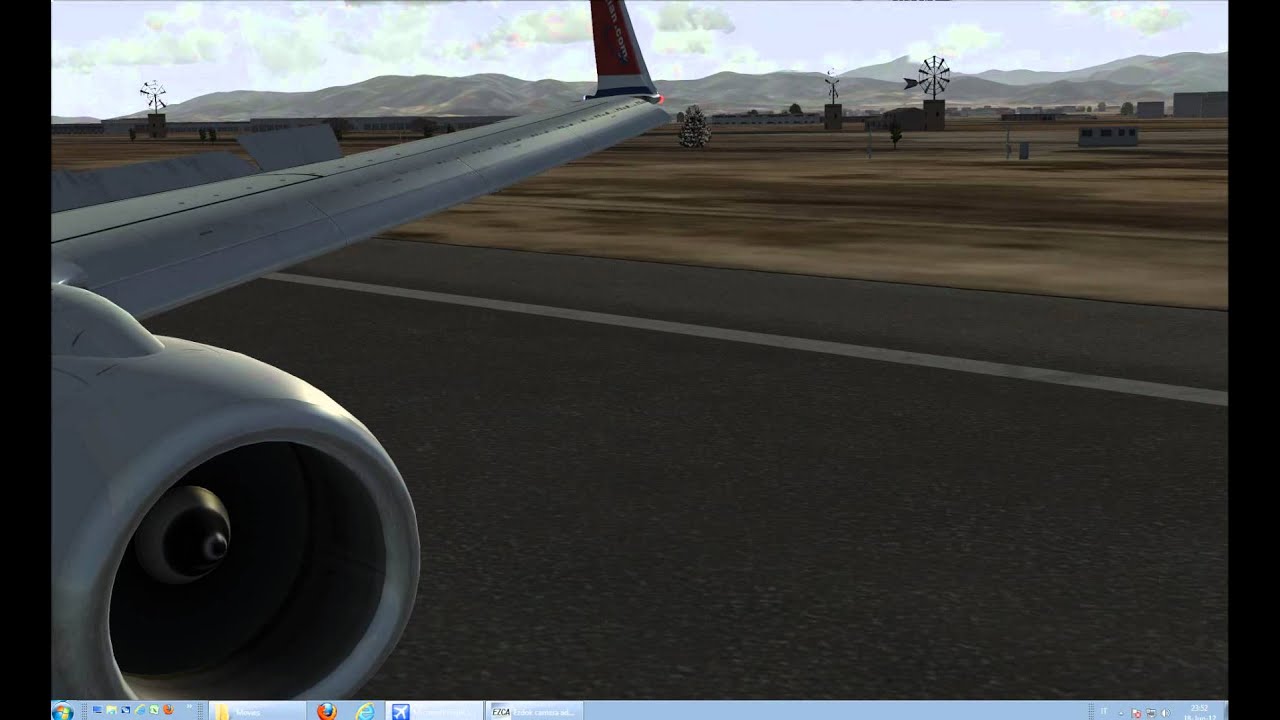 Landing PMI Palma window left back HD - YouTube