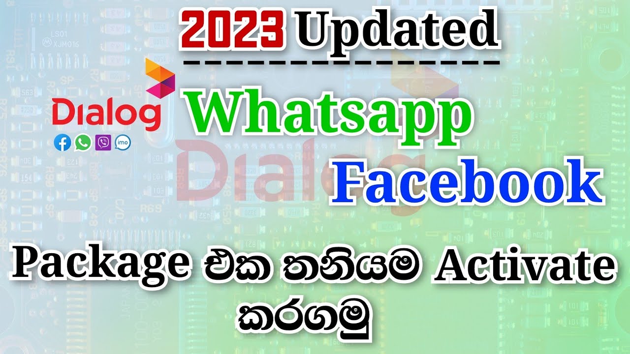 How to activate Dialog facebook whatsapp package 2023 ? (46) - YouTube